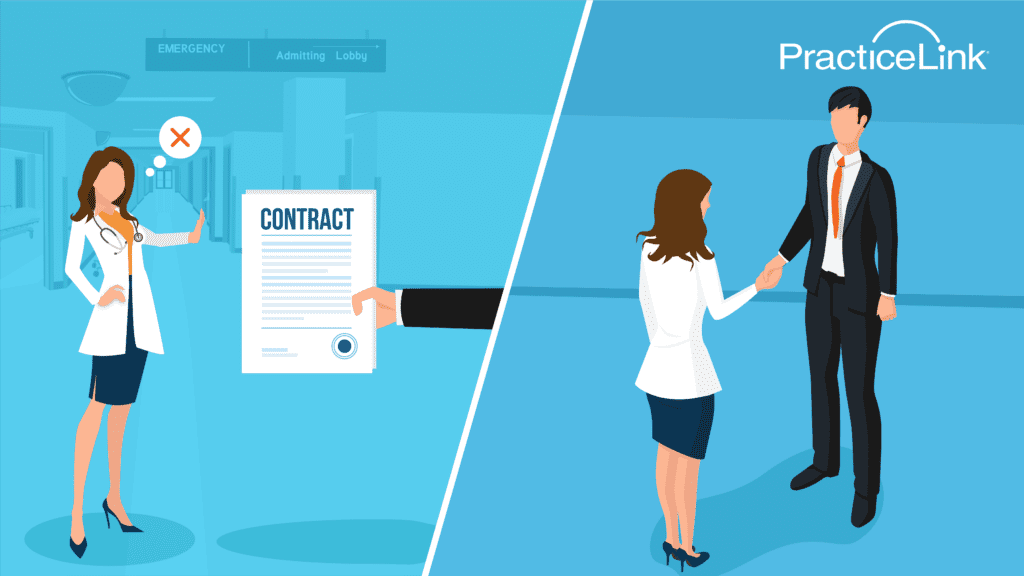 Leaving on good terms after declining a contract - PracticeLink