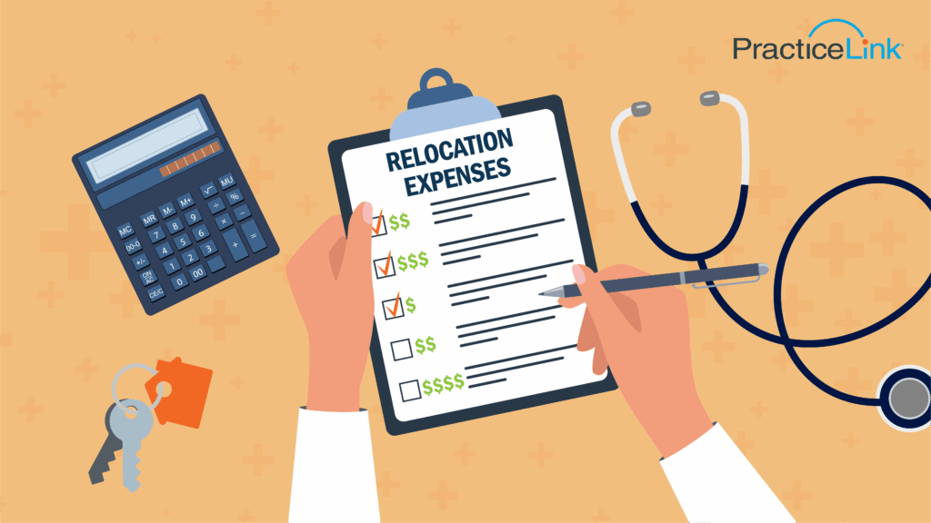 Relocation expenses list for healthcare professionals